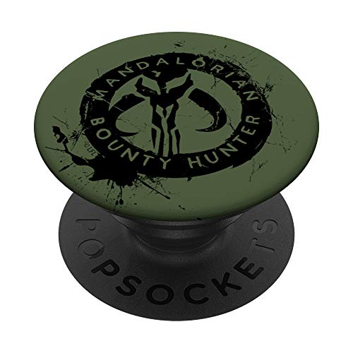 Star Wars The Mandalorian Paint Splatter Emblem PopSockets PopGrip: Swappable Grip for Phones & Tablets