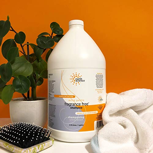 EARTH SCIENCE - Extra Gentle Fragrance Free Shampoo for Sensitive Hair and Scalp (1 gal.)