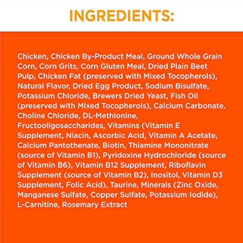 IAMS PROACTIVE HEALTH Adult Healthy Dry Cat Food with Chicken Cat Kibble, 7 lb. Bag