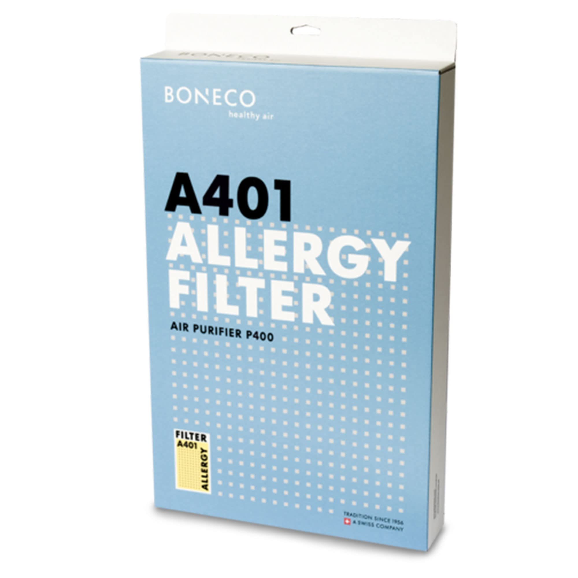 Boneco A401 High Efficiency Particulate Air (HEPA) Filter with Activated Carbon for Removing Odor, Dust and Other Air Pollutants