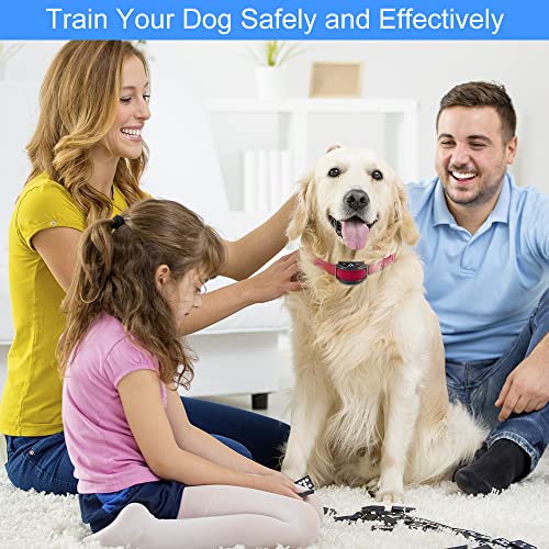 Paipaitek No Shock Dog Training Collar, Rechargeable & Waterproof No Shock Dog Collar with Remote, Up to 1600Ft Remote Range