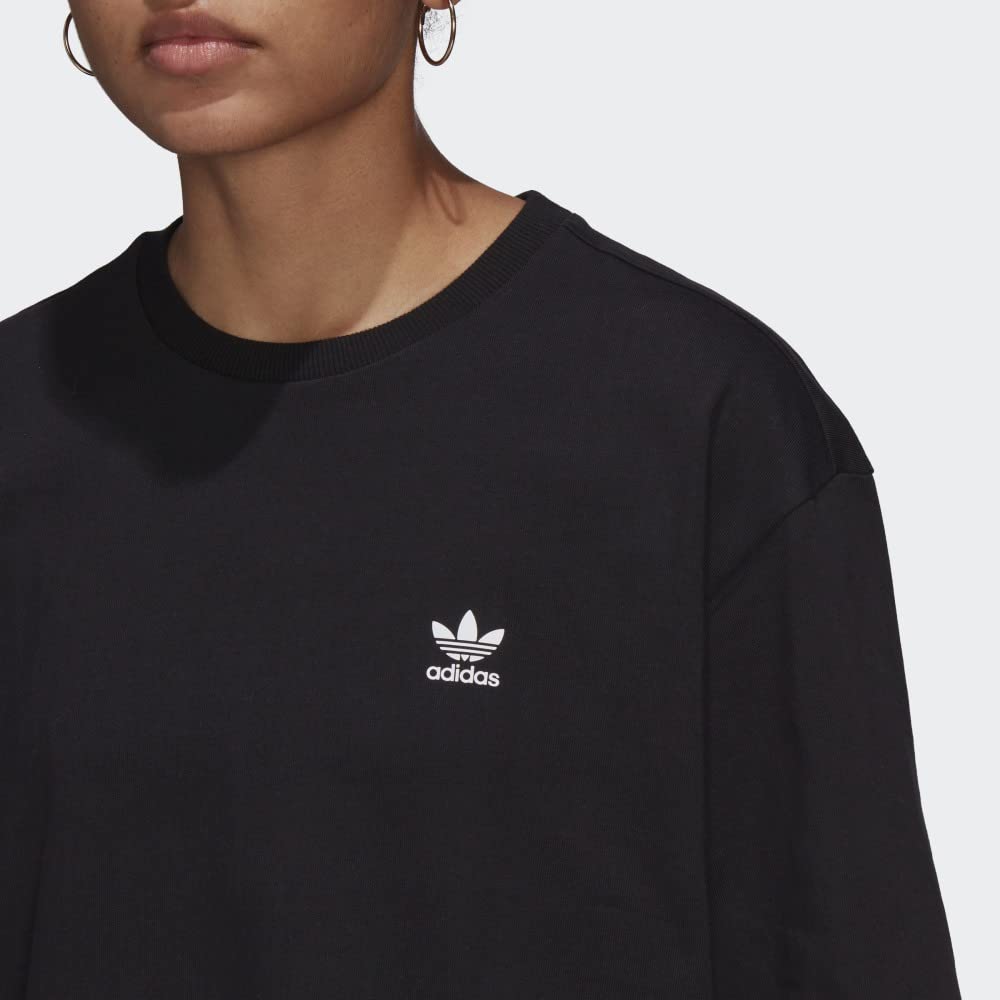 adidas Originals Women's Always Original Loose Graphic Tee, Wonder White, Small