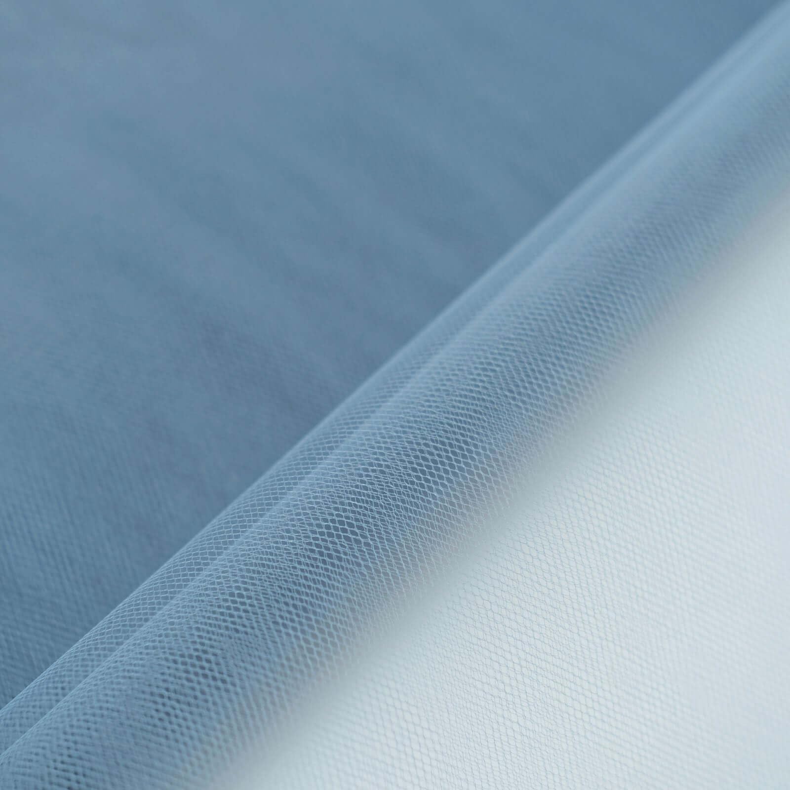 Efavormart 54" x 120 feet Extra Large Wedding Tulle Bolt for Party Decorations Banquet Event Sewing DIY Crafts Fabrics - Dusty Blue