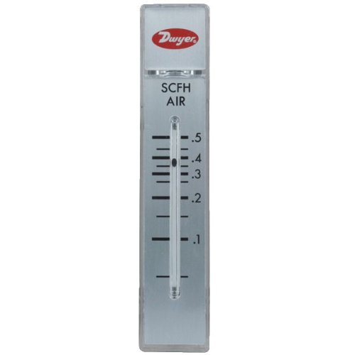 Dwyer® Rate-Master® Flowmeter, RMA-150, 4% Acc, 10-100 cc/min air, PC Body