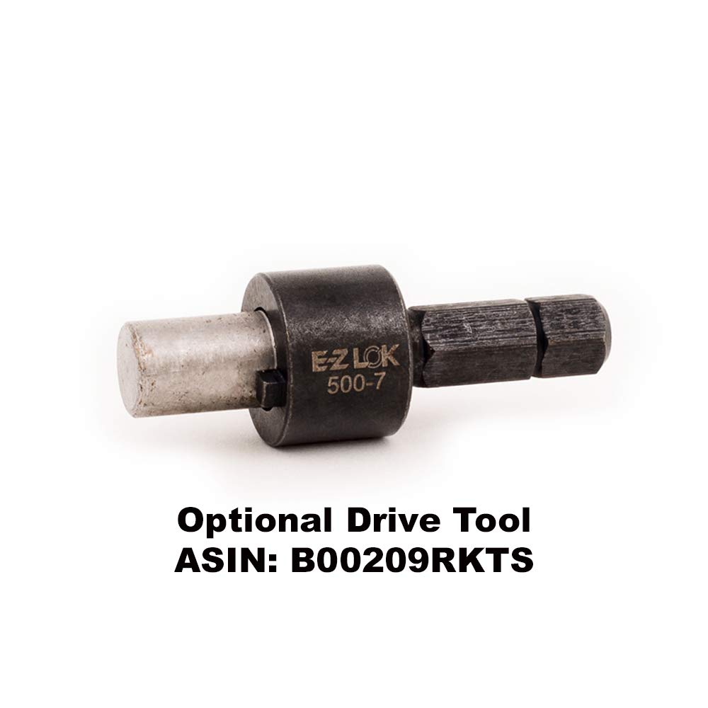 E-Z LOK - 329-801 E-Z Lok Externally Threaded Insert, C12L14 Carbon Steel, Meets AISI 12L14, 1/2"-13 Internal Threads, 3/4"-10 External Threads, 1.000" Length, Made in US (Pack of 5)