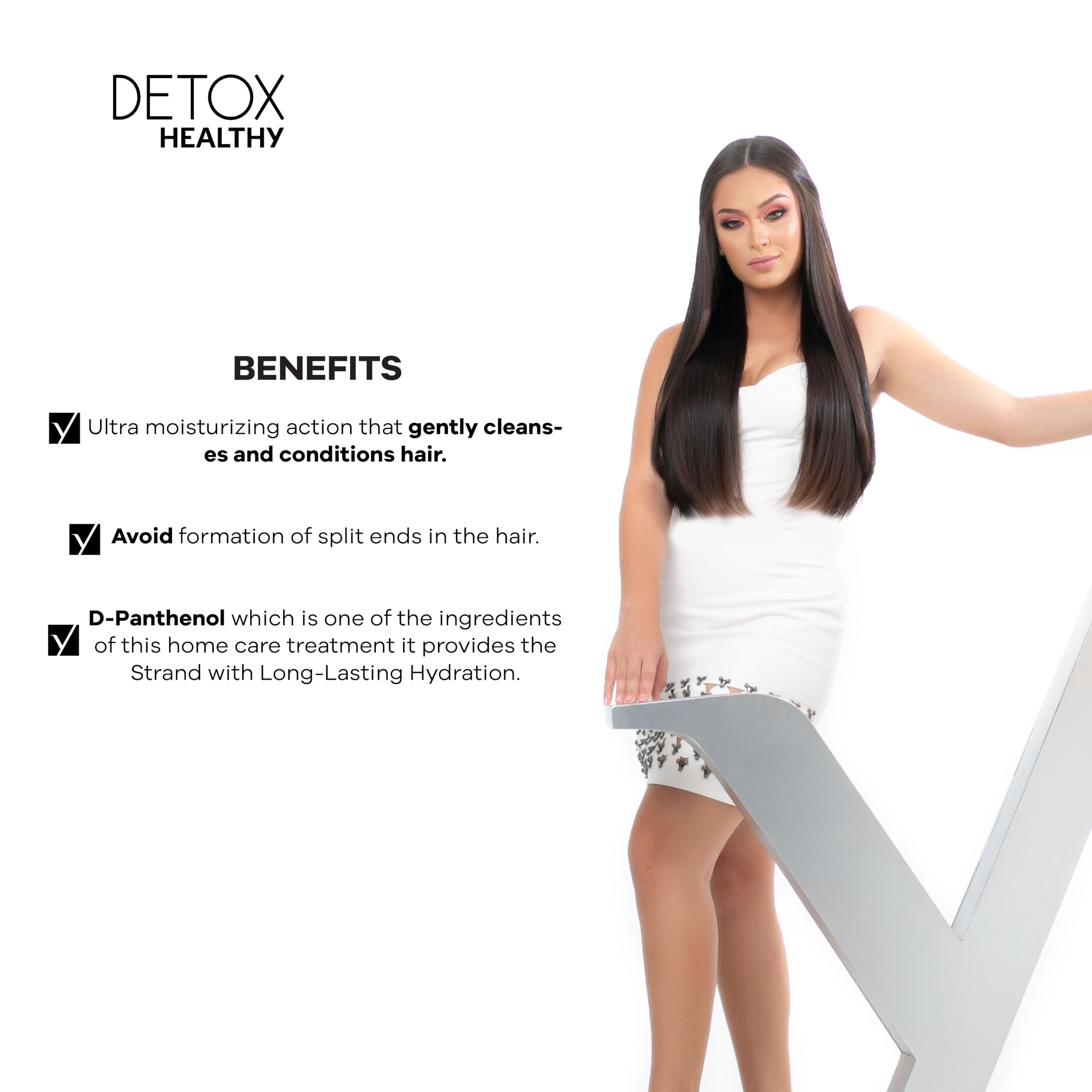 YBERA PARIS Professional Detox Healthy DUO | Refreshing Care for Oily | Prevent Hair Loss | Stimulate Growth & Improve Damaged Hair | Shampoo 8.4 Oz & Conditioner 8.8 Oz