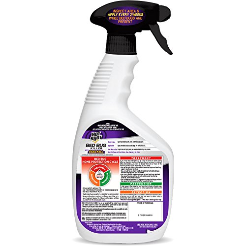 Hot Shot Ready-to-Use Bed Bug Killer Spray, Kills Bed Bugs and Bed Bug Eggs, Kills Fleas and Dust Mites, 32 Ounce (Pack of 2)
