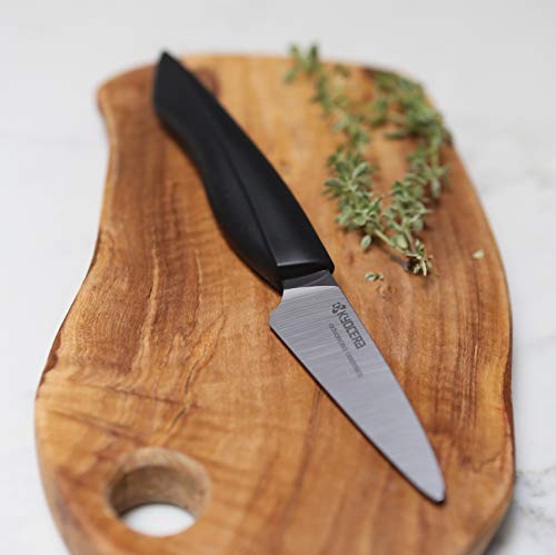 Kyocera Innovation Ceramic Kitchen Knife, 3" PARING, BLACK