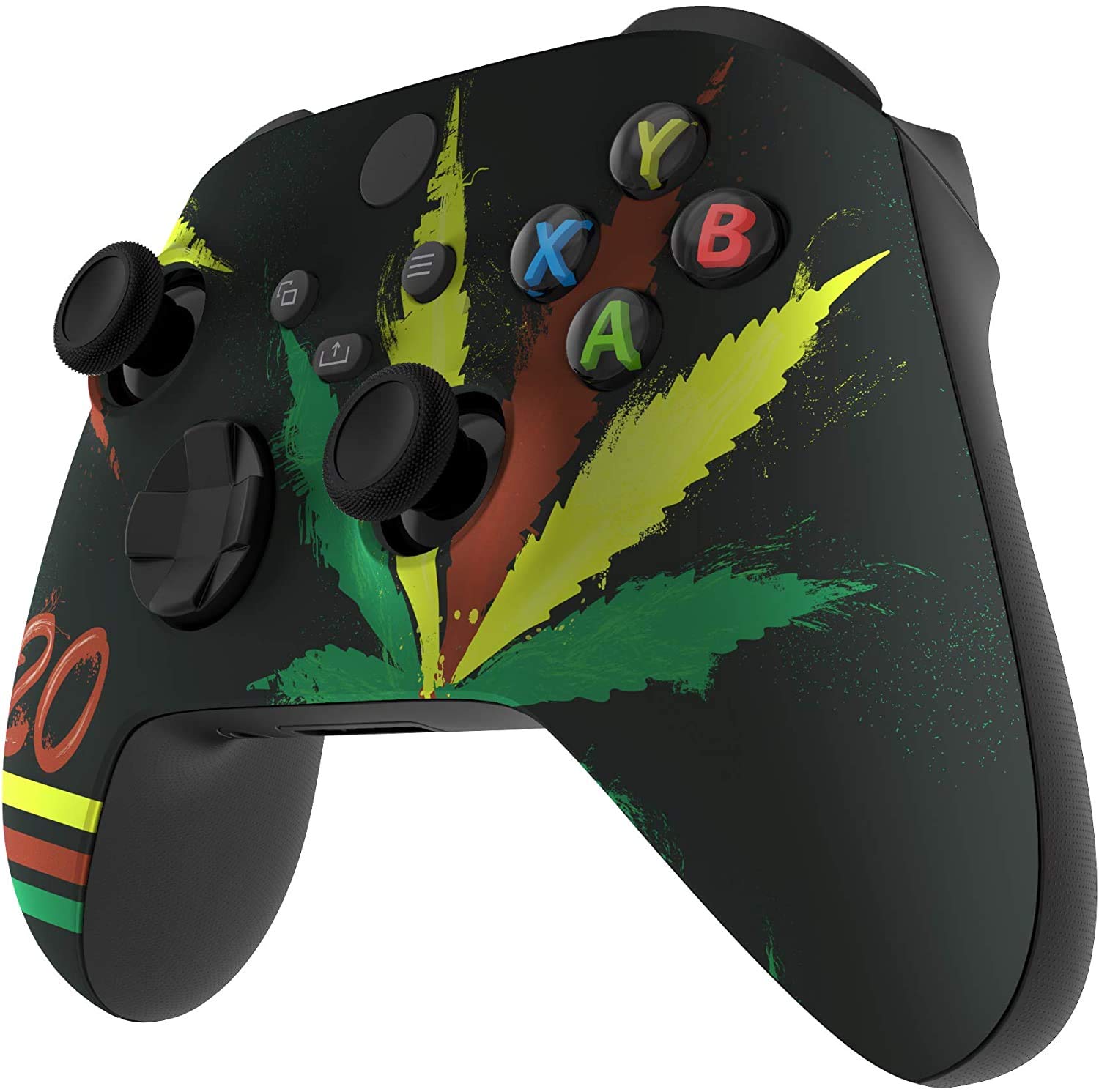 Custom Controllerzz Wireless Controller for Microsoft Xbox Series X/S & Xbox One - Custom Soft Touch Feel - Custom Xbox Series X/S Controller (X/S Red)