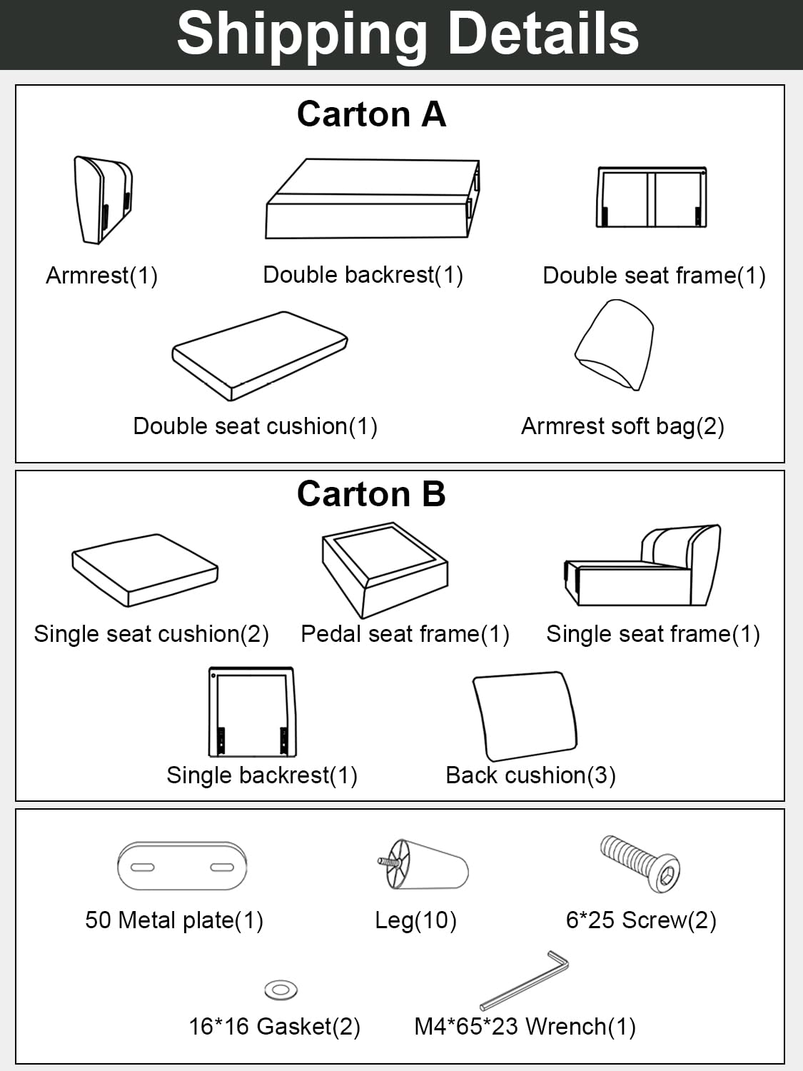 Jarenie 79.53" W Convertible Sectional Sofa, Modern L Shaped Upholstered 3 Seat Sofa Couches with Reversible Chaise for Living Room, Apartment, Dark Grey