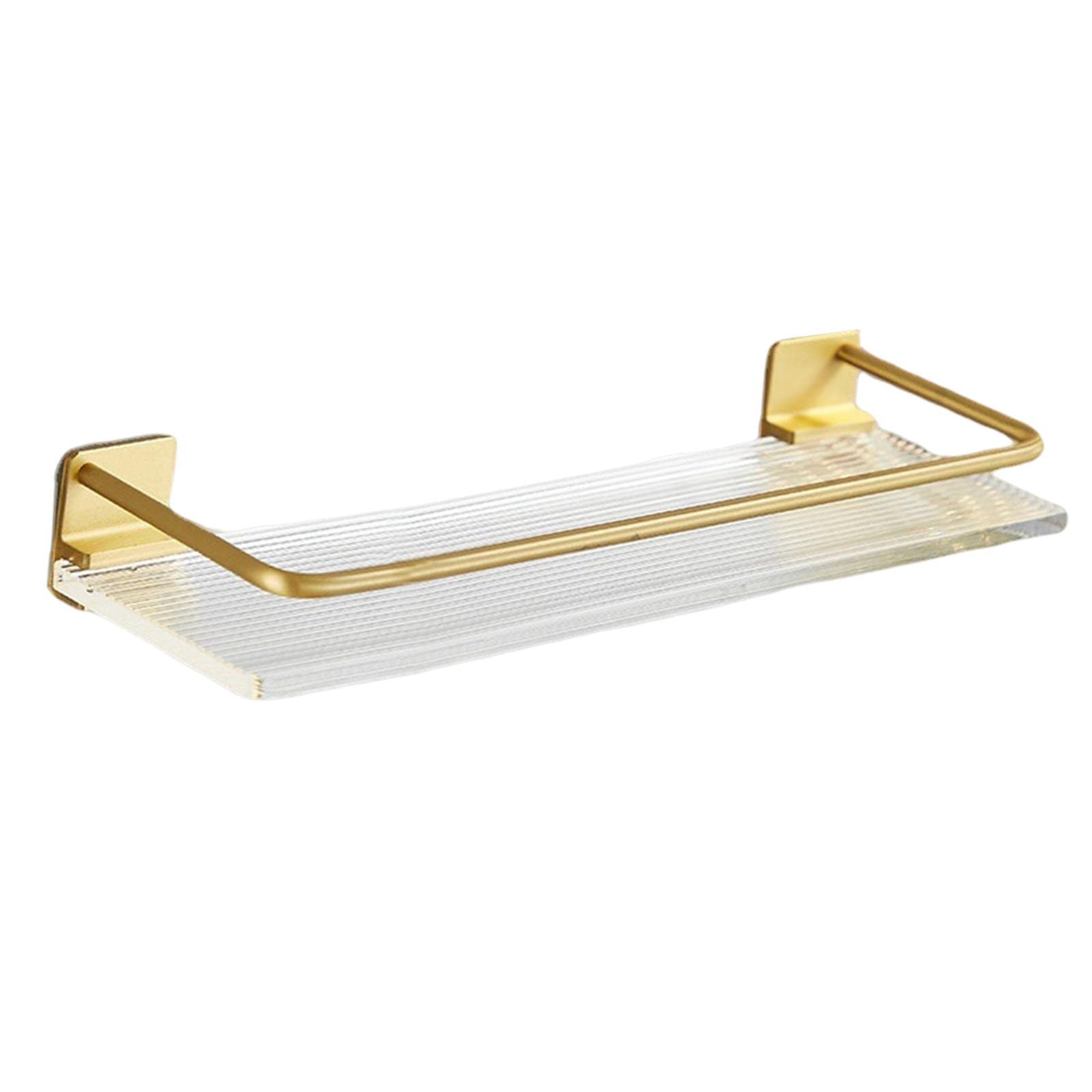 ＡＷＨＡＯ Bathroom Floating Shelf Acrylic Wall Shelf Bathroom Shelf Holder for Bathroom Bedroom, 30cm