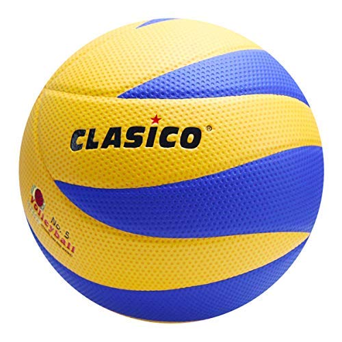 Actvivid CLASICO Soft Volleyball Ball Size 5 Laminated Indoor & Outdoor Gifts for Gifls&Boys Come with Box packing. Pump & Needles