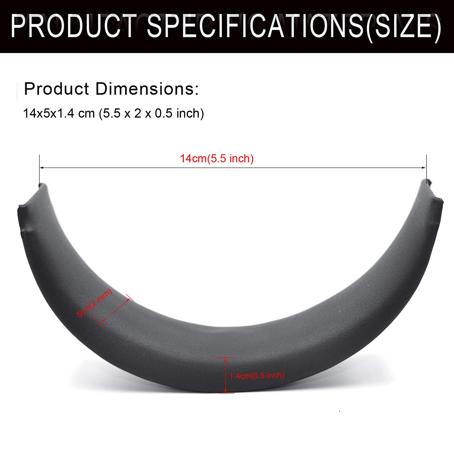Defean Replacement Headband Cushion Compatible with Sony PS3 PS4 Wireless Stereo Headset CECHYA-0080 Headphones