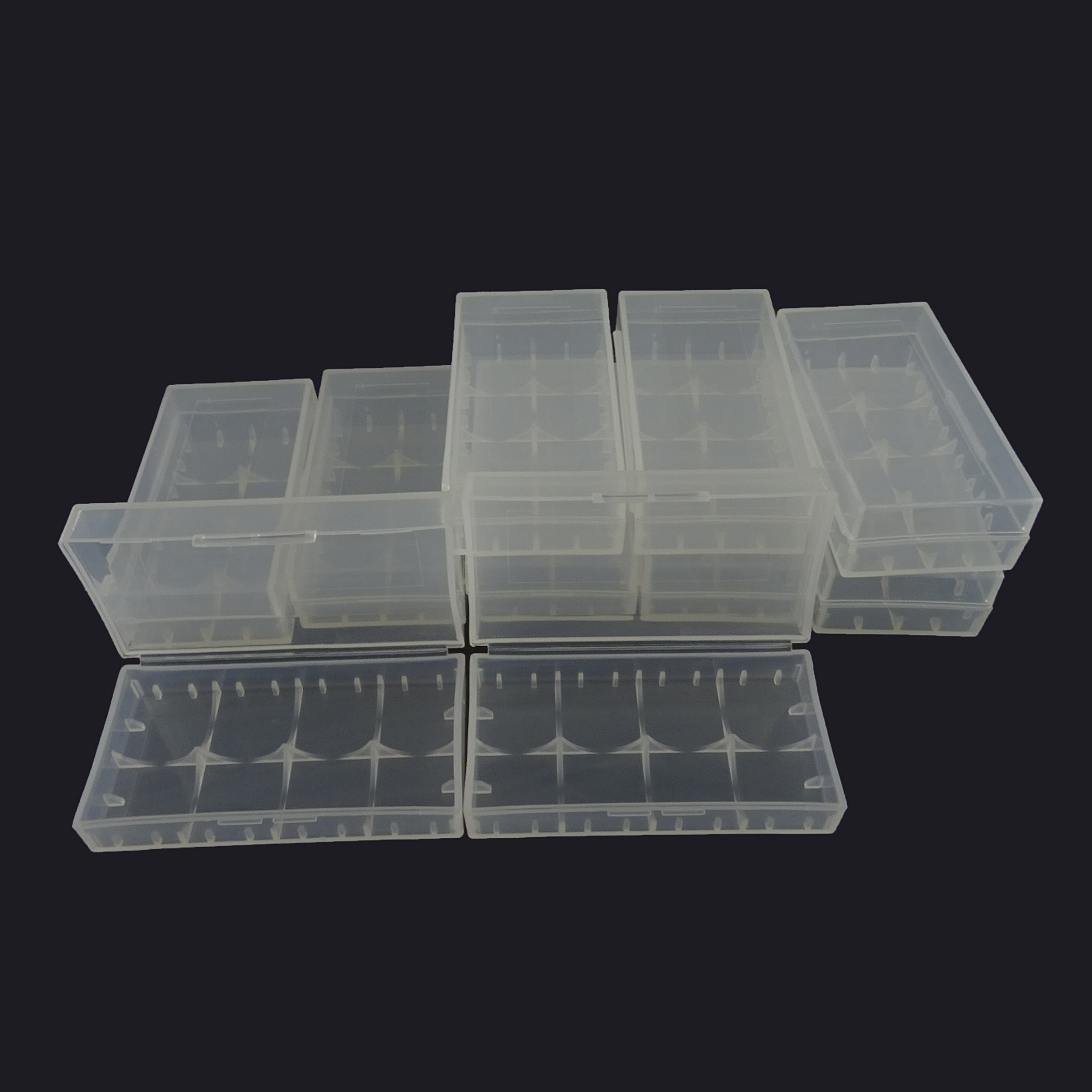 Gocomcom Honbay Pack of 10 Battery Storage Case/Box/Organizer/Holder for 18650 or CR123A Battery