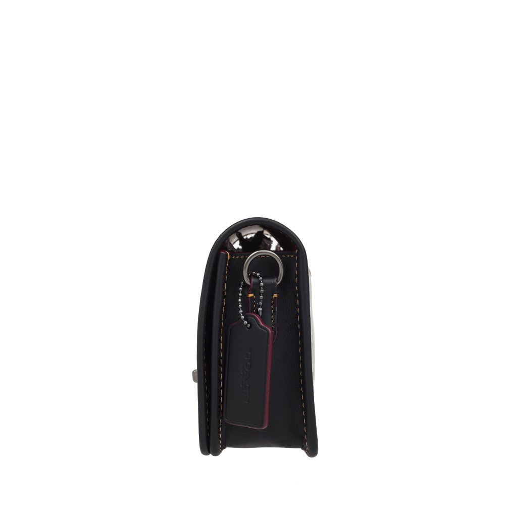 Coach MICKEY Penny Crossbody in Glove Calf Leather Black