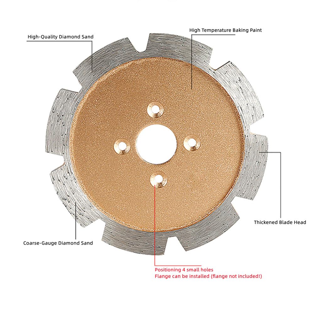 90MM Diamond Saw Blade 15MM Thickened Carving Blade Stone Wall Concrete Floor Slotting Dry Cutting Sintering Grinding Blade