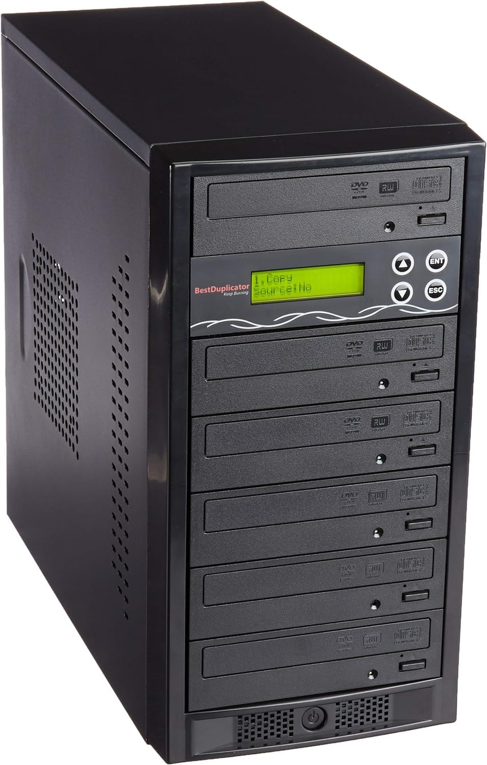 Lite-On 24X SATA Internal DVD+/-RW Drive Optical Drive IHAS124-14 with Sata Power Cable + Splitter Cable + Screws for Desktop Computers, Sever and More