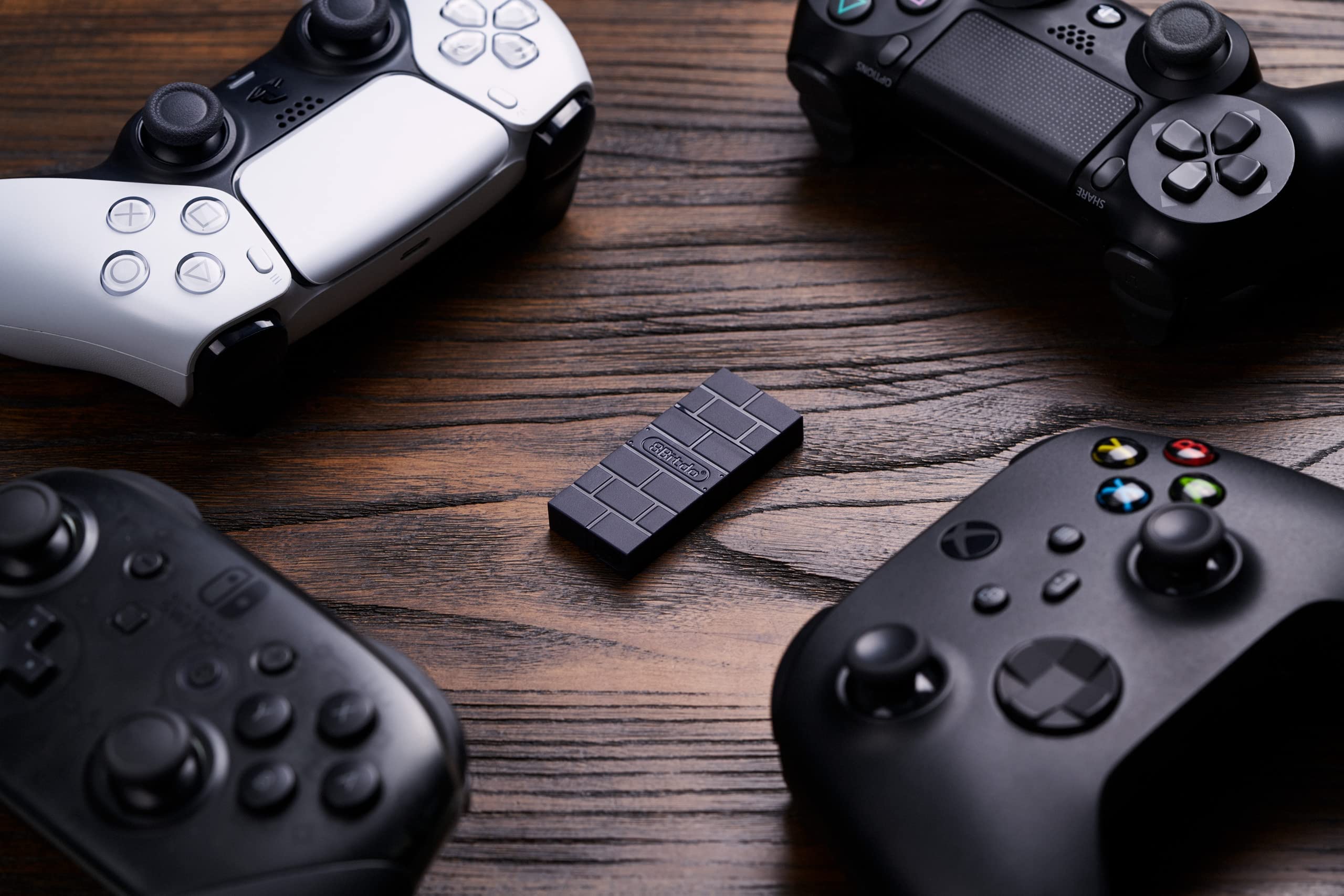 8BitDo USB Wireless Bluetooth Adapter Dongle 2 for Switch/OLED, Windows 10/11, Mac & Raspberry Pi, Compatible with Xbox Series X/S, Xbox One, Xbox Elite Series 2, Switch Pro, PS5/PS4/PS3 Controller