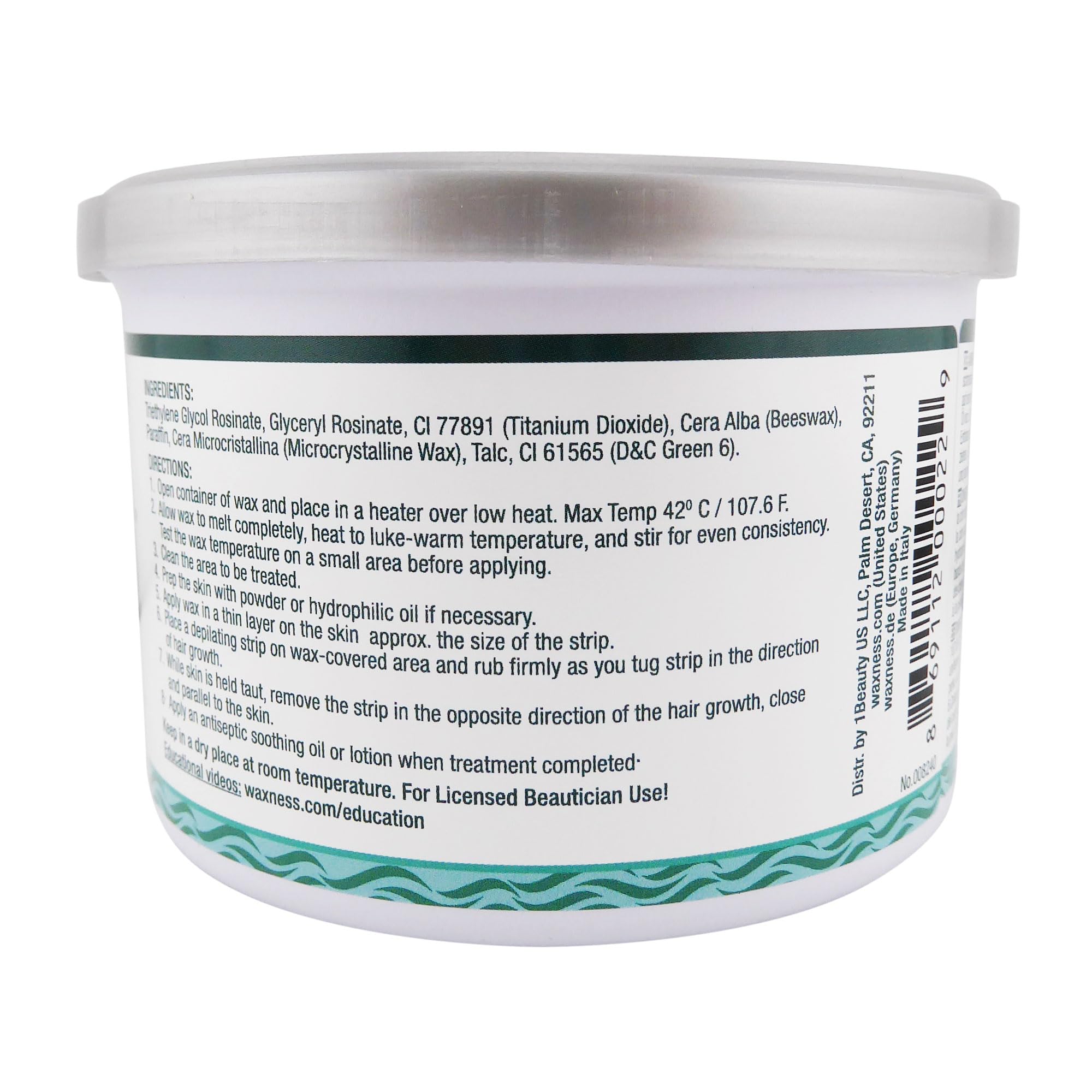 Wax Necessities Waxness Polymer Marine Blue Soft Wax Tin 14 Ounces