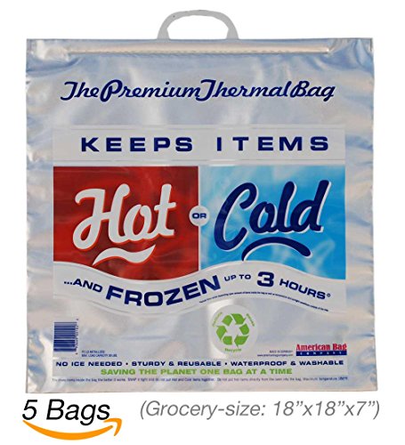 Insulated Bag | Thermal Bag | Hot Cold Bag (5, Grocery)