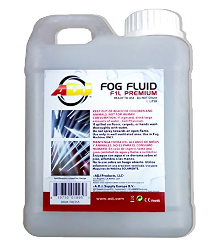 ADJ Products, F4L Premium Fog Juice, Safe Long-Lasting Fog Juice (4 Liter)