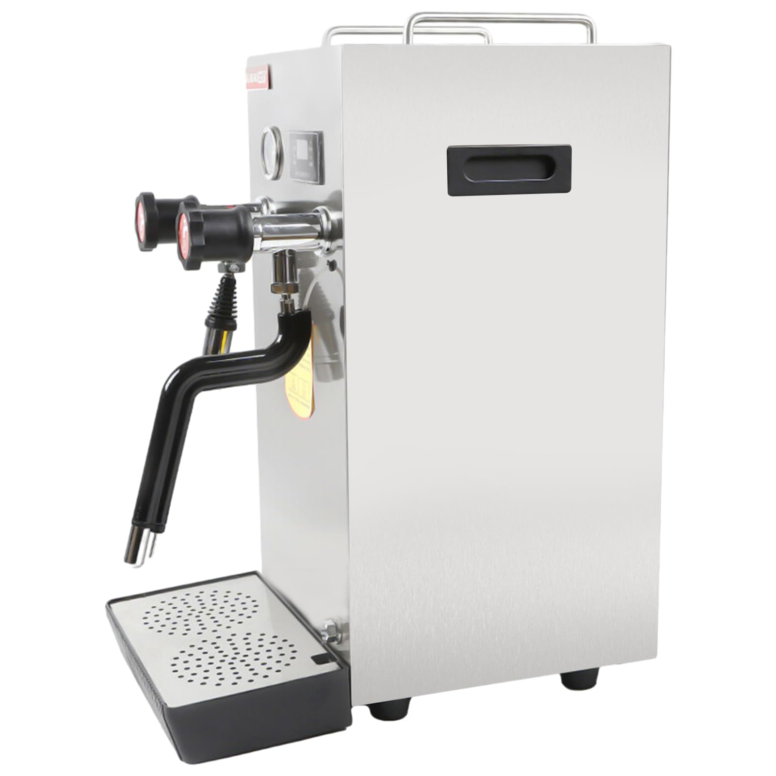 8L /2.1 Gal Commercial Milk Frother Multi-purpose Automatic Steam Milk Foam Machine 2500W for Coffee Shop, Bar, Milk Tea Shop