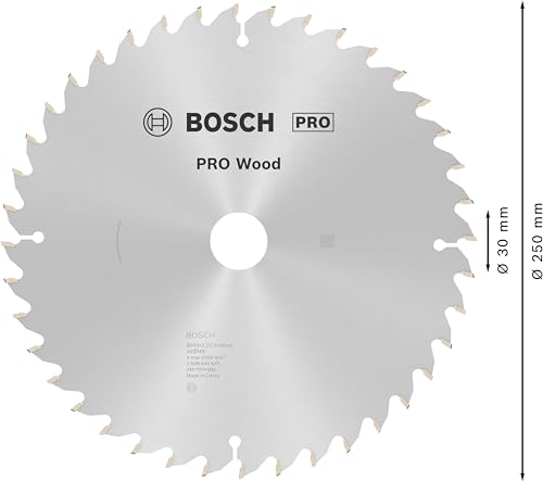 Bosch 2608640643 Circular Saw Blade "Top Precision" Opwob 9.84inx30mm 40T