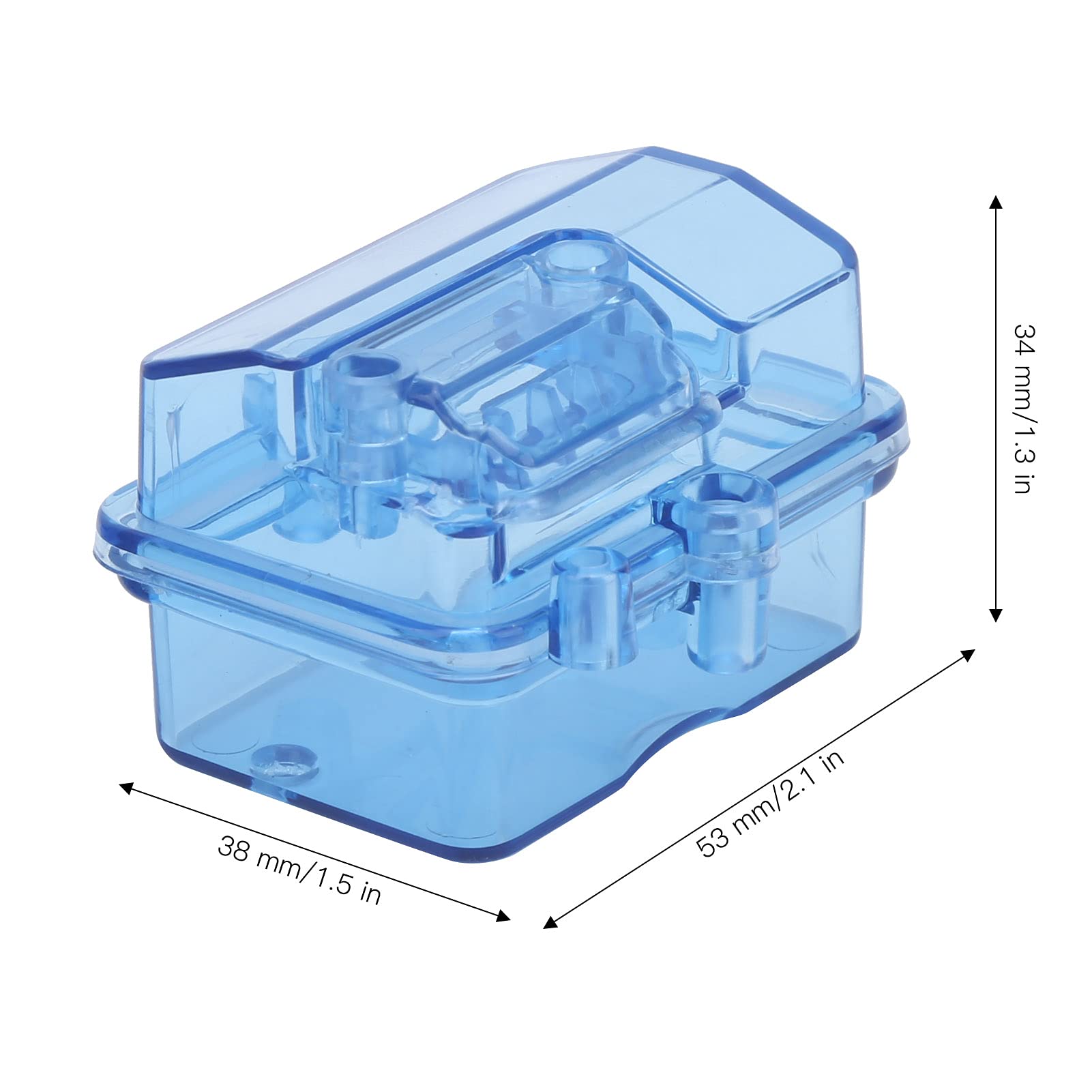 Dilwe 2Sets RC Radio Receiver Protector,Durable Waterproof RC Receiver Box Radio Receiver Protector Upgrade Parts or RC Car Boat