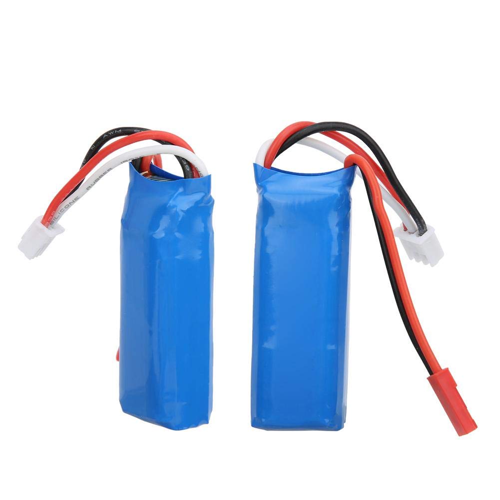 Dilwe 7.4 V 450MAH RC Vehicle Battery, RC Toys Parts Compatible for WLtoys P929/ P939/ K979/ K989/ K999/ K969 Remote Control Car