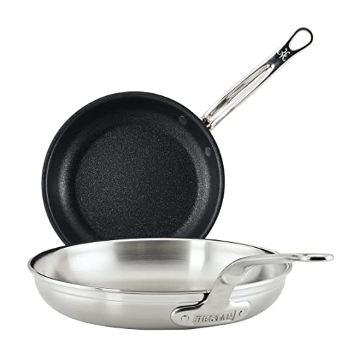 Hestan - ProBond Collection - Essential Skillet Set, Set of Two, 8.5-inch NonStick & 11-inch Stainless Steel, Made without PFOAs