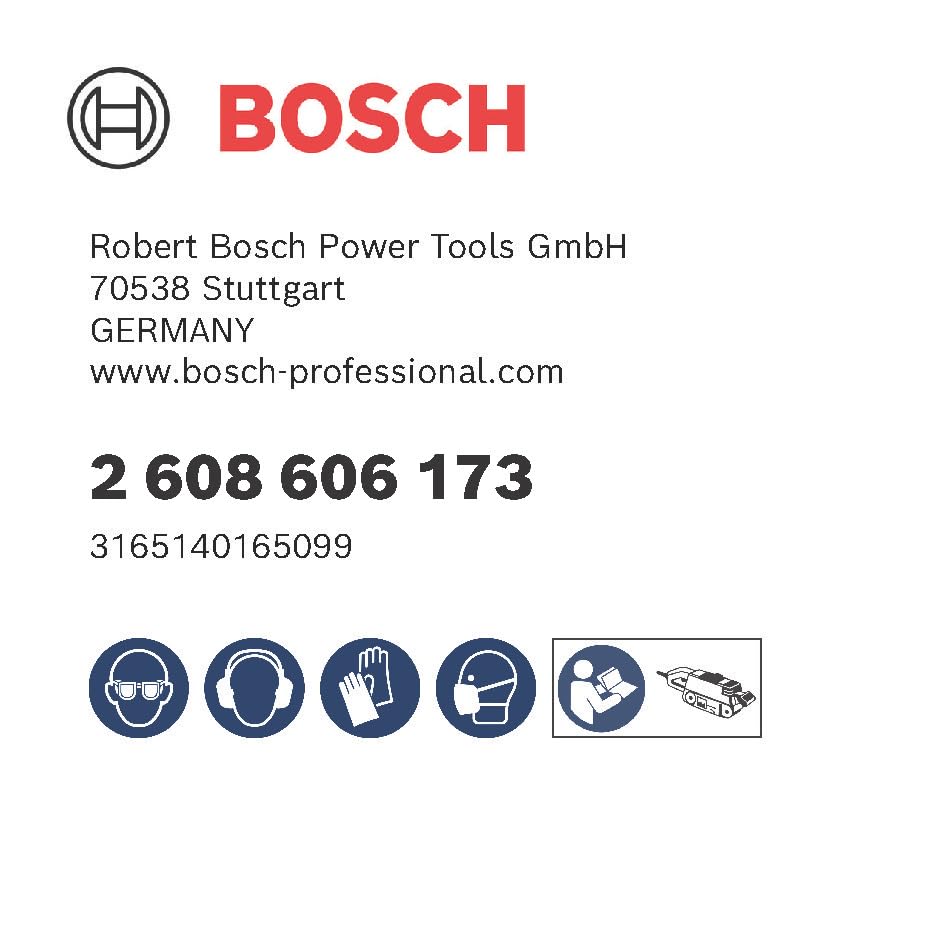 Bosch 2608606173 100 x 552 mm Sanding Belts for Peugeot and Skil Belt Sanders