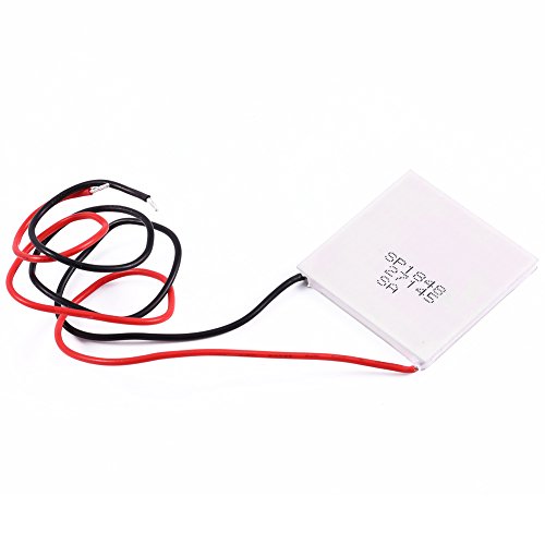Akozon 40 40mm Thermoelectric, 1/3/5/10PCS SP1848-27145 Power Generator Cooler Peltier Heatsink Cooling thermoelectric Generator thermogenerator TEG 40x40mm 150β Plate Module