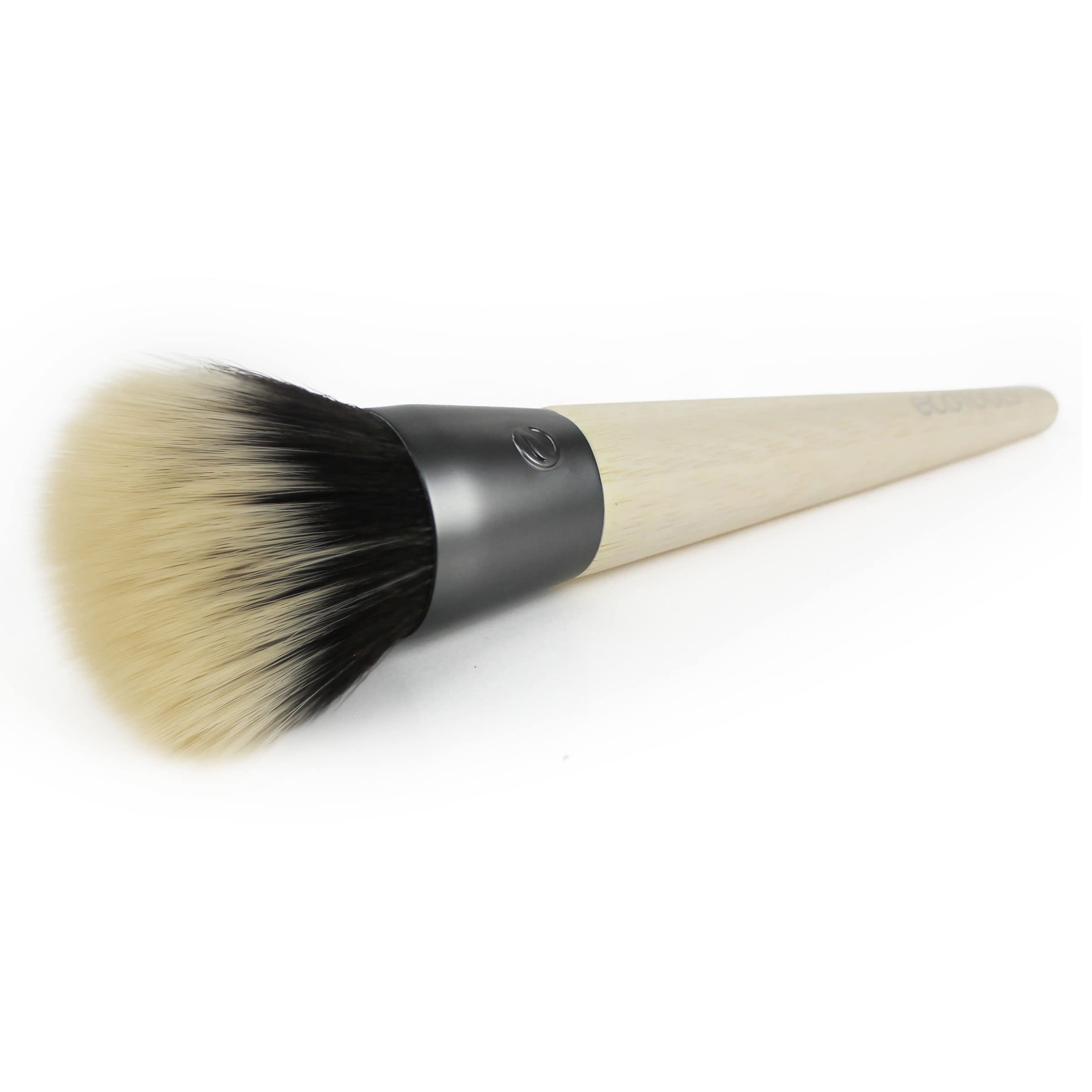 EcoTools Blending & Bronzing Makeup Brush, For Foundation, Powder, Bronzer, Blush, & Highlighter, Fluffy Complexion Makeup Brush, Eco-Friendly Synthetic Bristles, Cruelty Free & Vegan, 1 Count