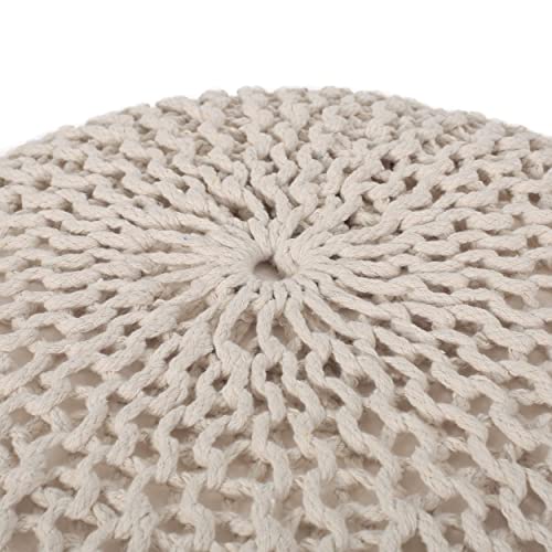 Christopher Knight Home 313877 Pouf, Beige
