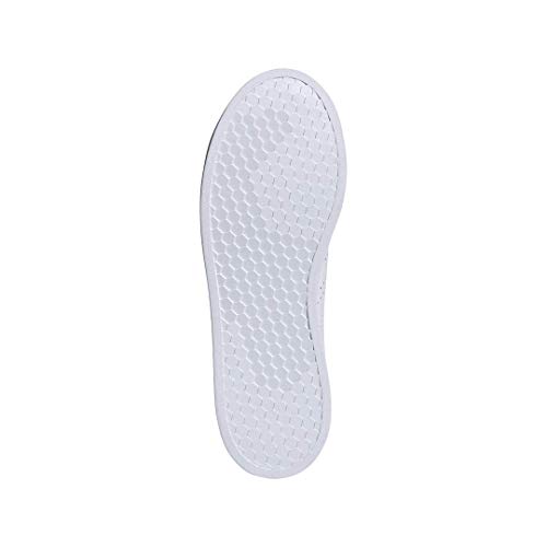 adidas Women's Courtpoint Cl X Tennis Shoe, White/White/orbit Grey, 8.5