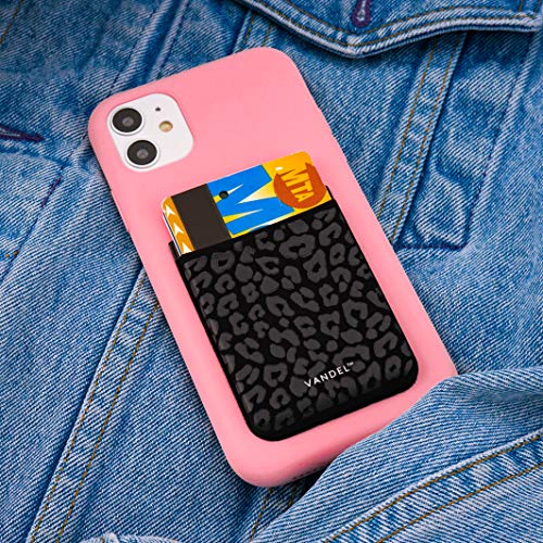 VANDEL Pocket โ Stick-On Fabric Phone Wallet Stick On for Women, Cute Credit Card Holder for Phone Case, Stick On Back of Phone Fabric Sleeve for iPhone Pocket, Stretchy Wallet Phone Case