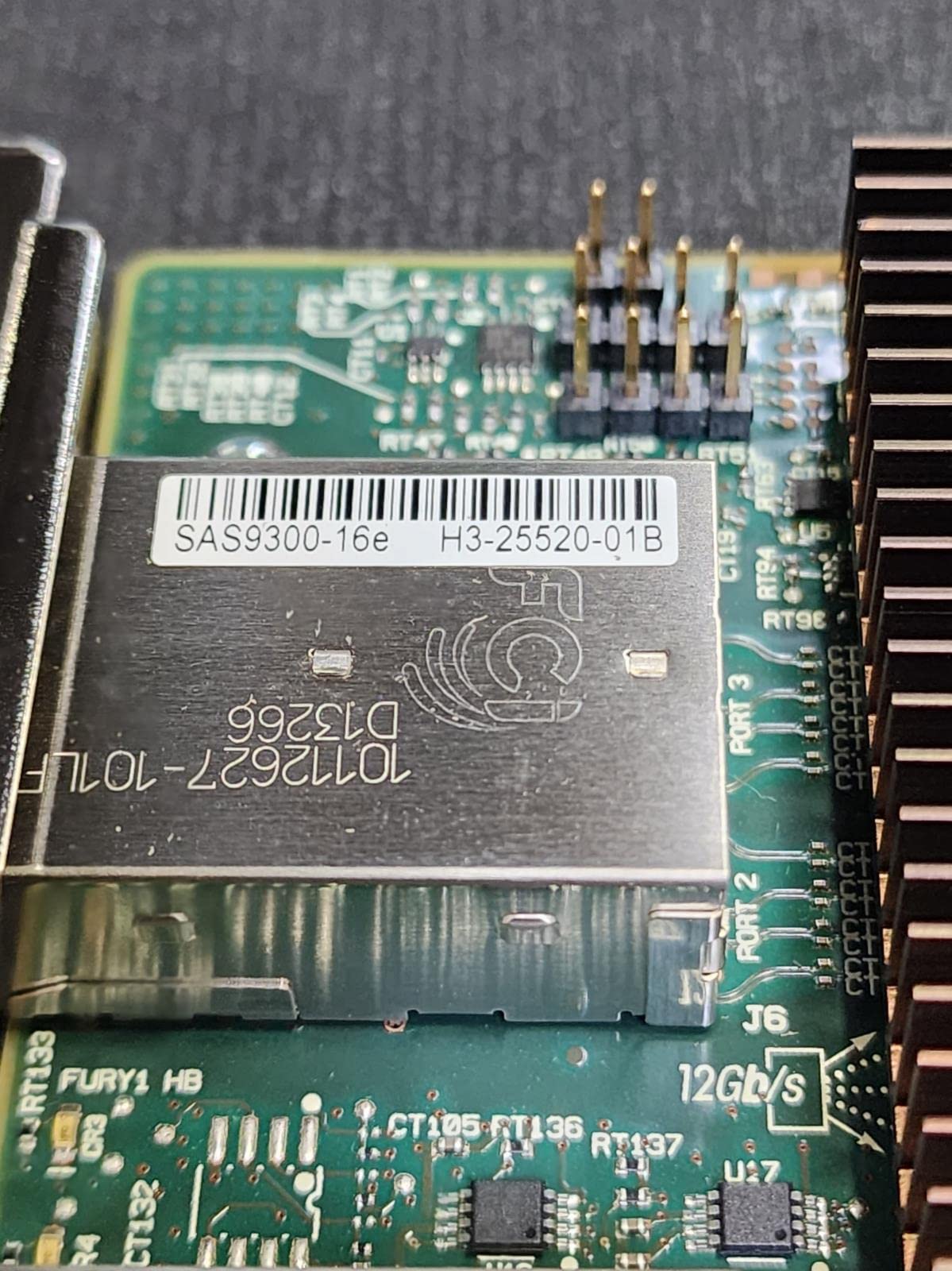 LSI Logic H5-25520-00 LSI Logic Controller Card H5-25520-00 9300-16e Single 16Port 12Gb/s SAS/SATA PCI-Express HBA Brown Box