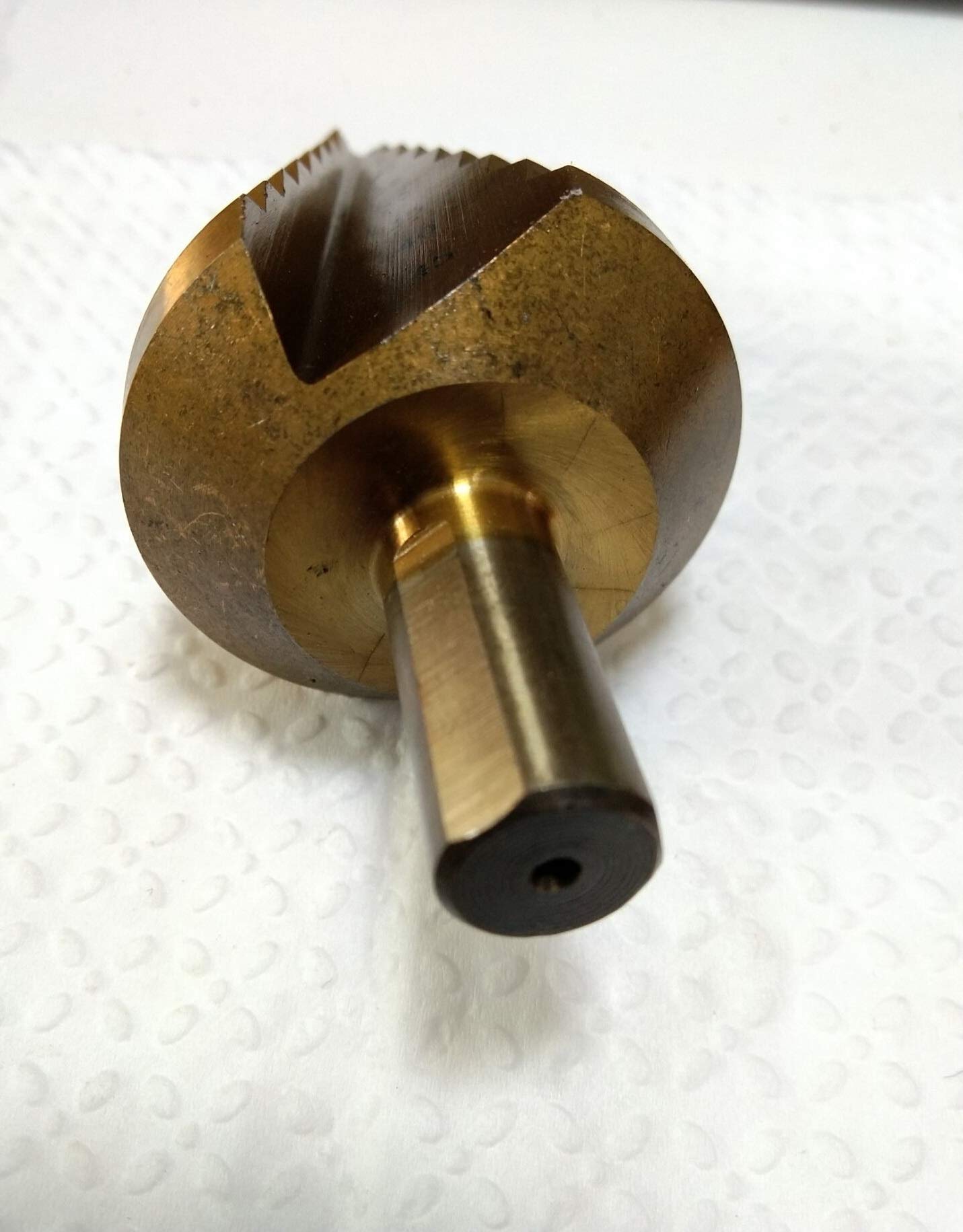 Dtacke Metric 10mm-45mm/0.39"-1.77" Triangle Round Handle Step Drill Bit Set Titanium Coated Pagoda Hole Drilling Bit for Wood Metal Steel