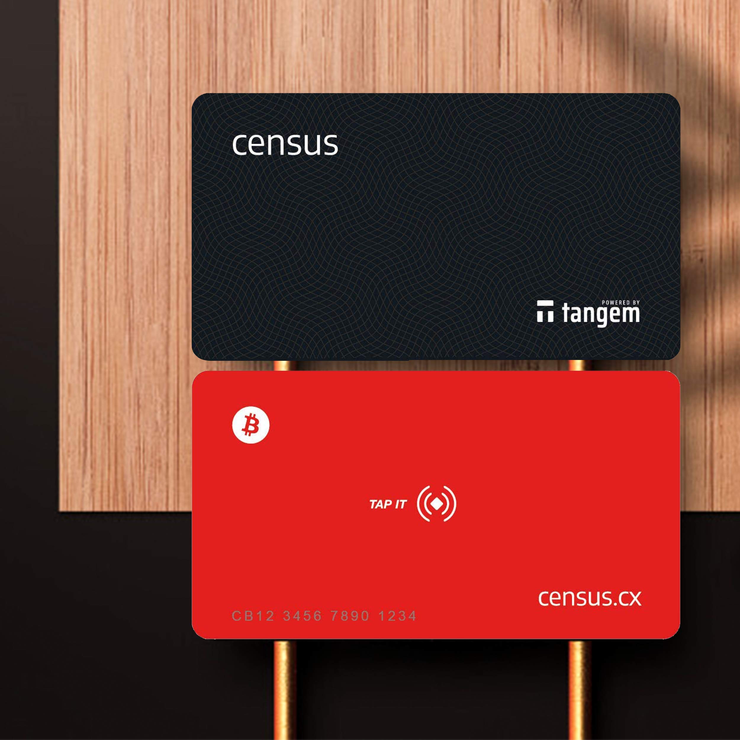 All in One: A Stylish Contactless Smart Bitcoin Card - Hardware Bitcoin Wallet - Bitcoin Gift Card - Buy Store and Send Securely Bitcoin - Unique Style in Black & Red