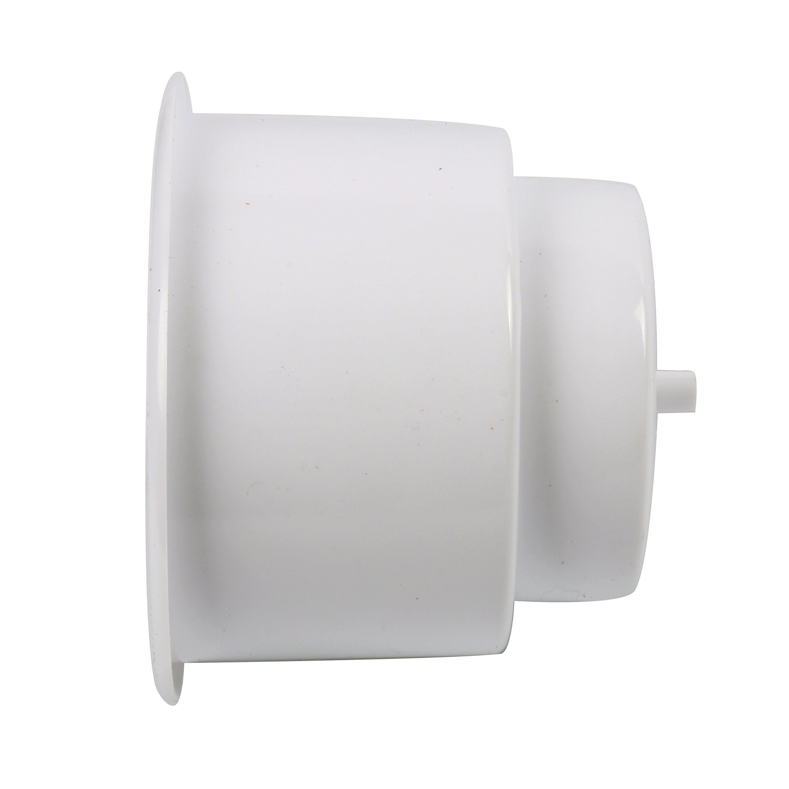 Amarine Made 10Pcs Recessed Drop in Plastic Cup Drink Can Holder with Drain for Boat Car Marine Rv (White)
