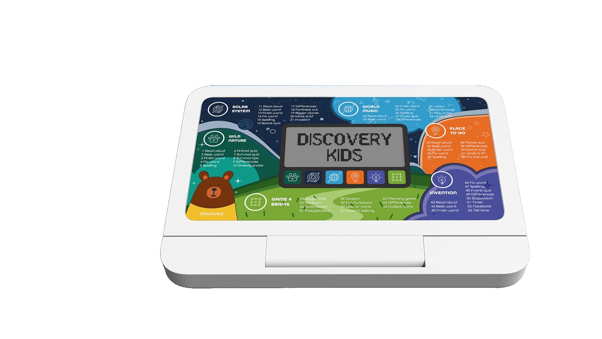 Discovery Kids Teach & Talk Swivel Laptop, Children’s Educational Interactive Computer, 60 Challenging Games and Activities, LCD Screen, Keyboard and Mouse Included