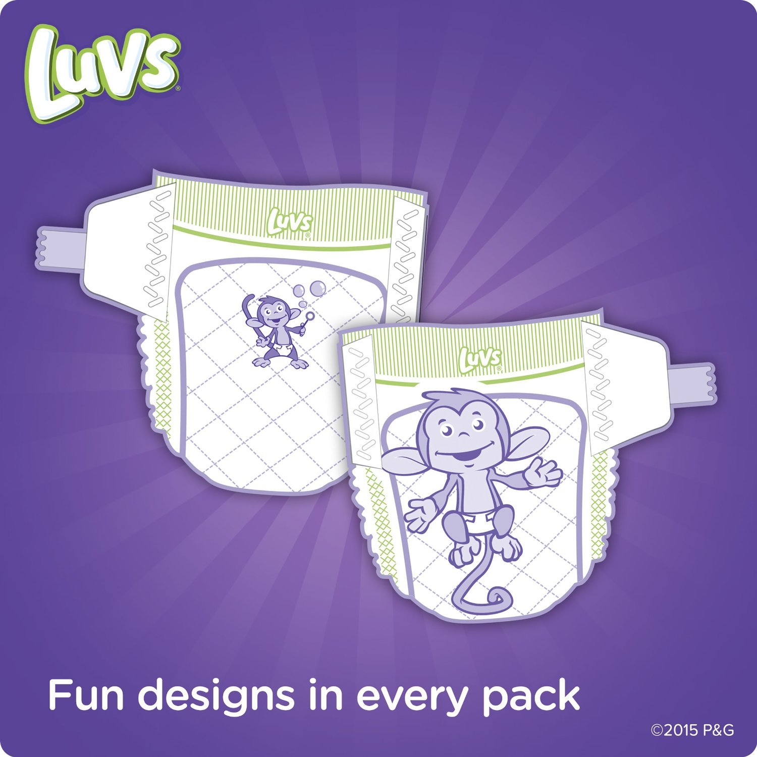 luvs diapers size 5, 140 count