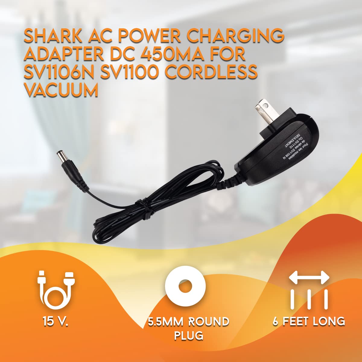 AC Adapter YLS0121A-T150045 YLS0121AT150045 Shark Vacuum Cleaner Electronics Power Supply Cord Cable Battery Charger Mains PSU