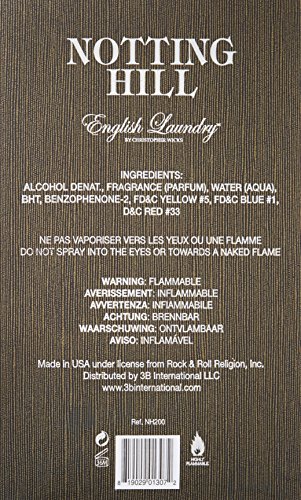 English Laundry Notting Hill Eau de Parfum, 6.8 Fl Oz