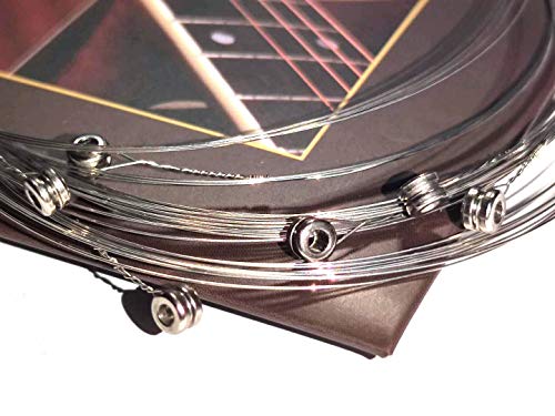 Acoustic Guitar High E Strings, Light Tension β Corrosion-Resistant Rust-Prevent Brass, Offers a Bright and Well-Balanced Acoustic Tone High E 1st 10 Pack