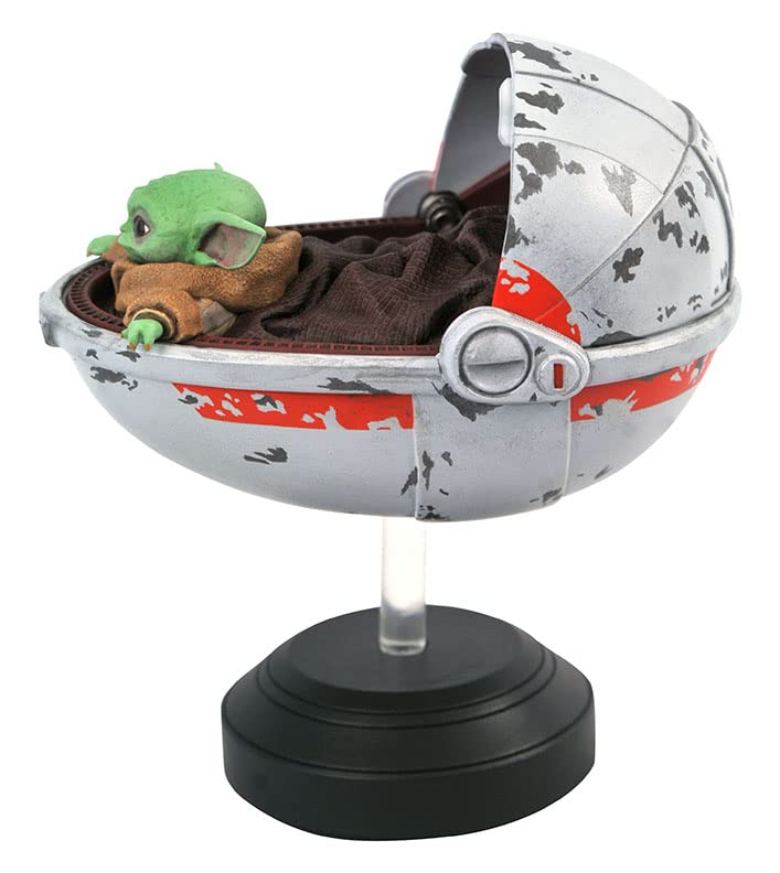 Diamond Select Toys Star Wars: The Mandalorian: The Child with Pram 1:6 Scale Statue, 5.5 inches