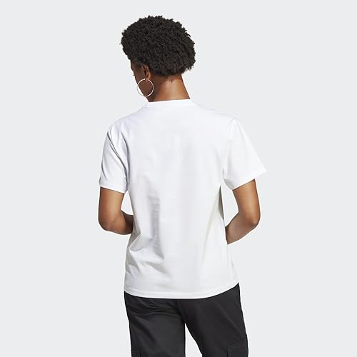 adidas Originals Women's Trefoil T-Shirt, White, Medium