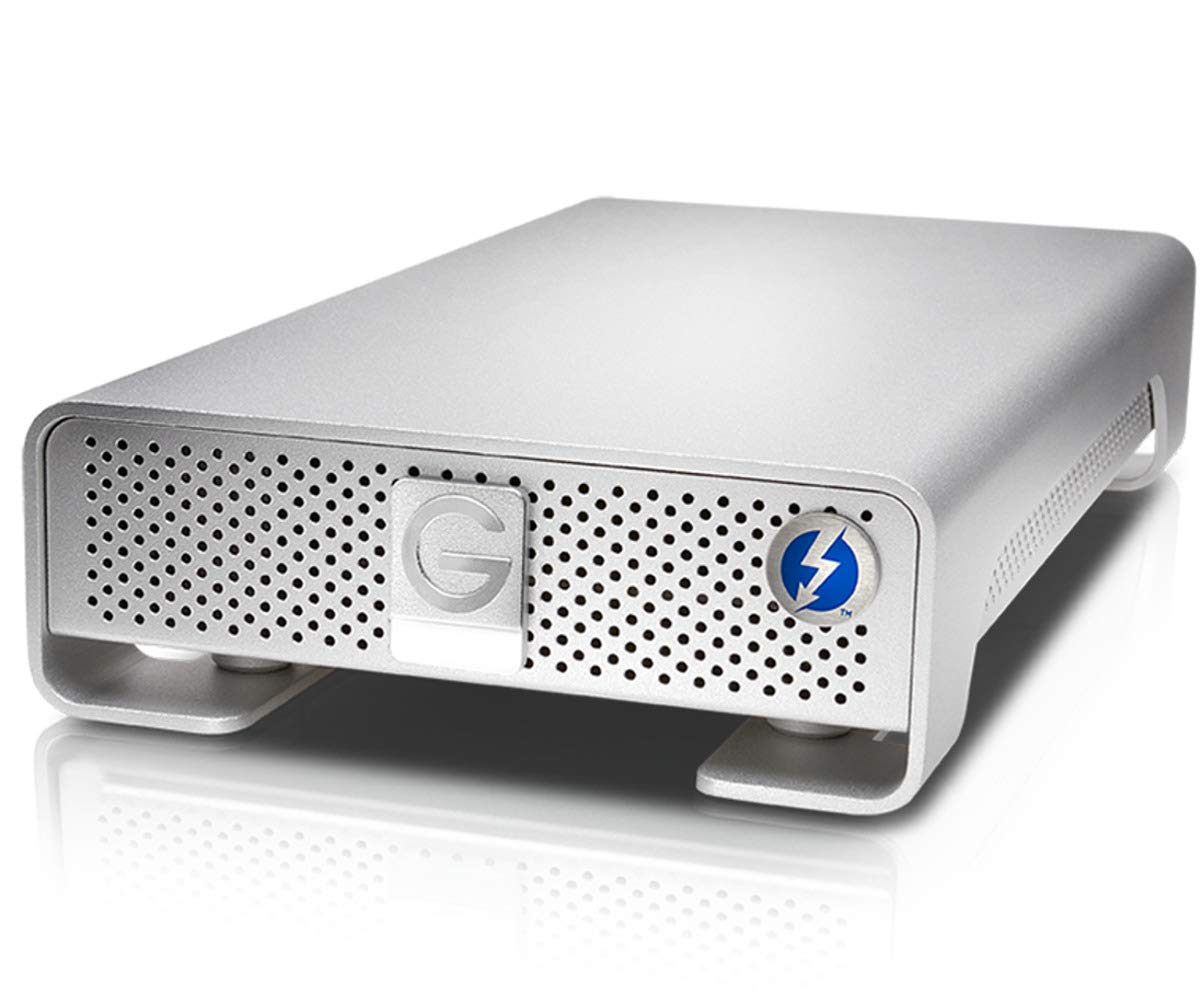 G-Technology 10TB G-DRIVE with Thunderbolt and USB 3.0 Desktop External Hard Drive, Silver - 0G05024
