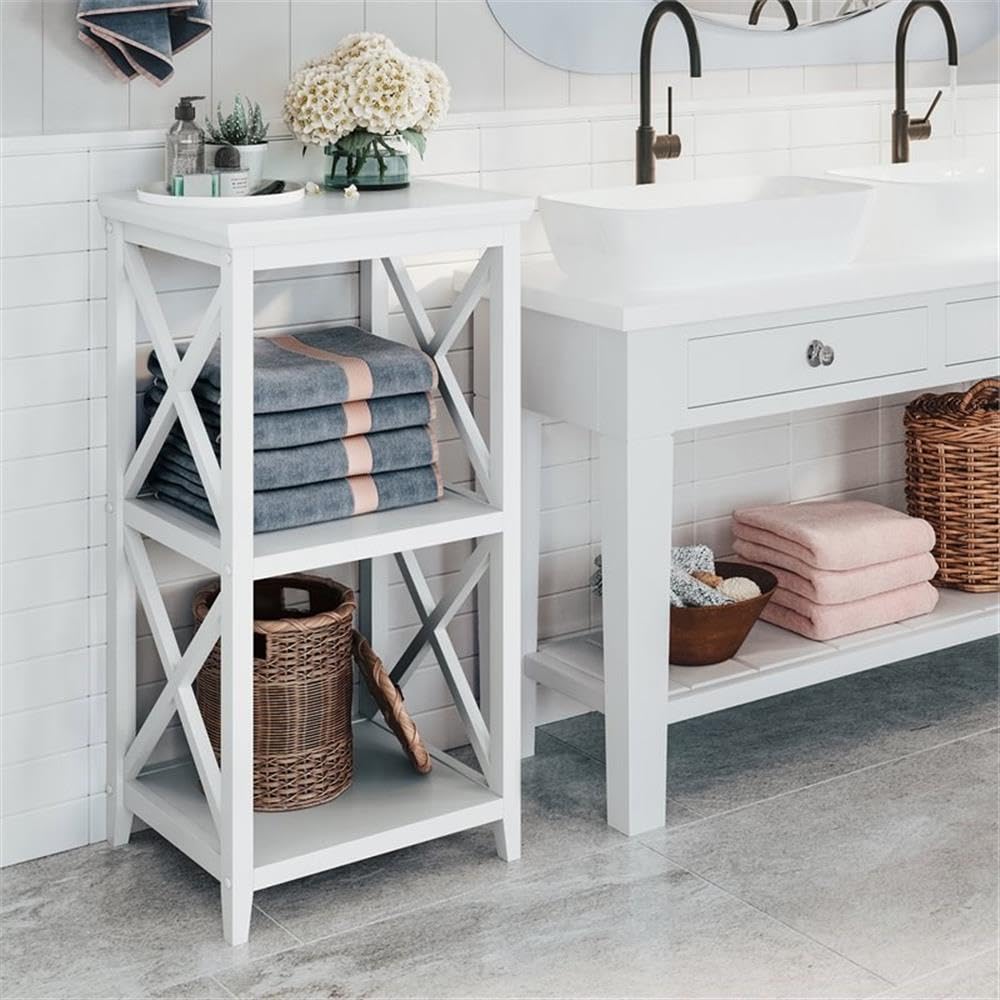 RiverRidge La Crosse 36" Bathroom Storage Tower Shelving