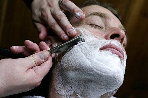 Macs Professional Black Plastic Handle Barber Double Edge Half Blade Barber Safety Razor with Hi-Chromium Derby 100 Count Double Edge Half Blades Made of Stainless Steel Easy To Replace-092B1